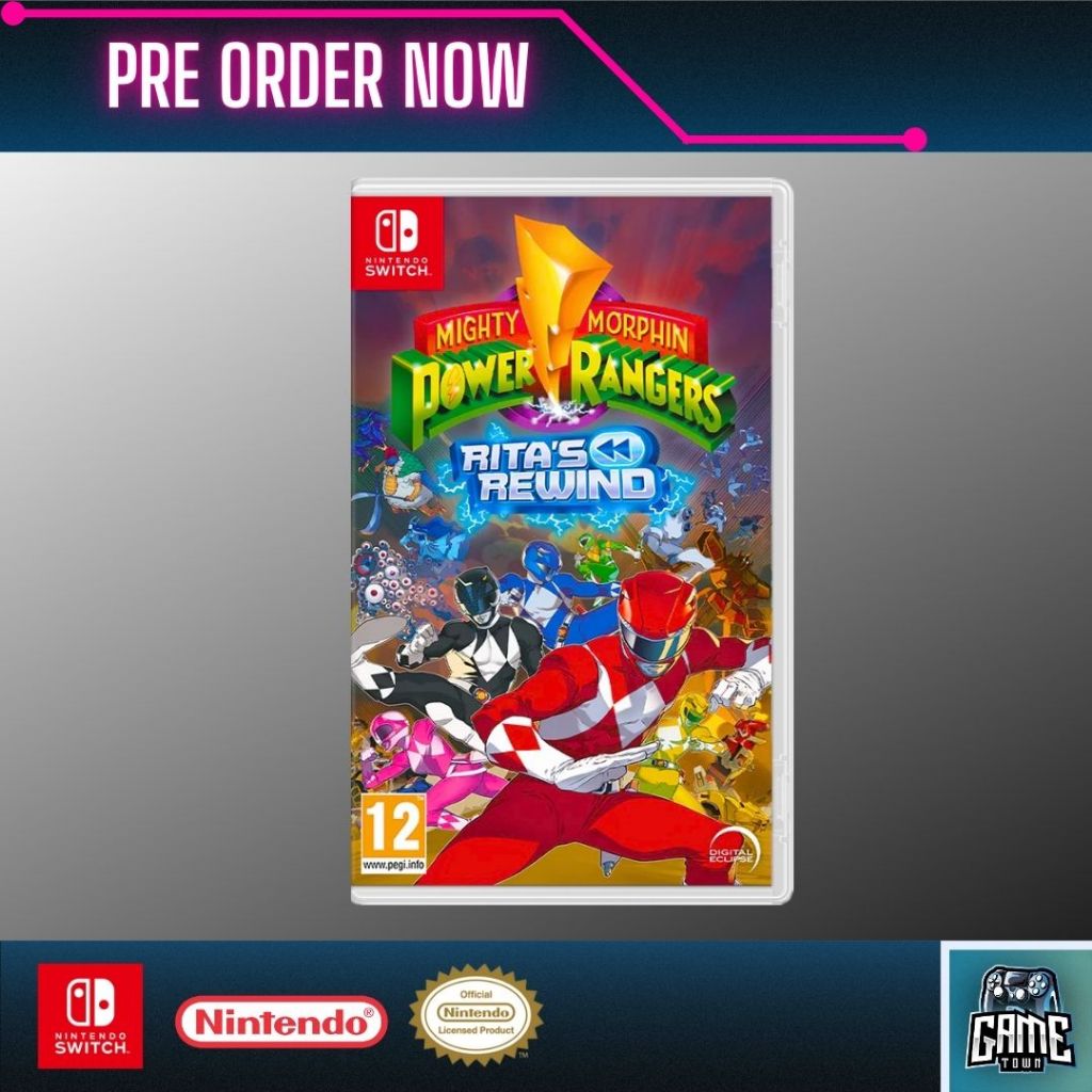 [P.O.] Nintendo Switch Mighty Morphin Power Rangers Rita's Rewind 金刚战士 ...