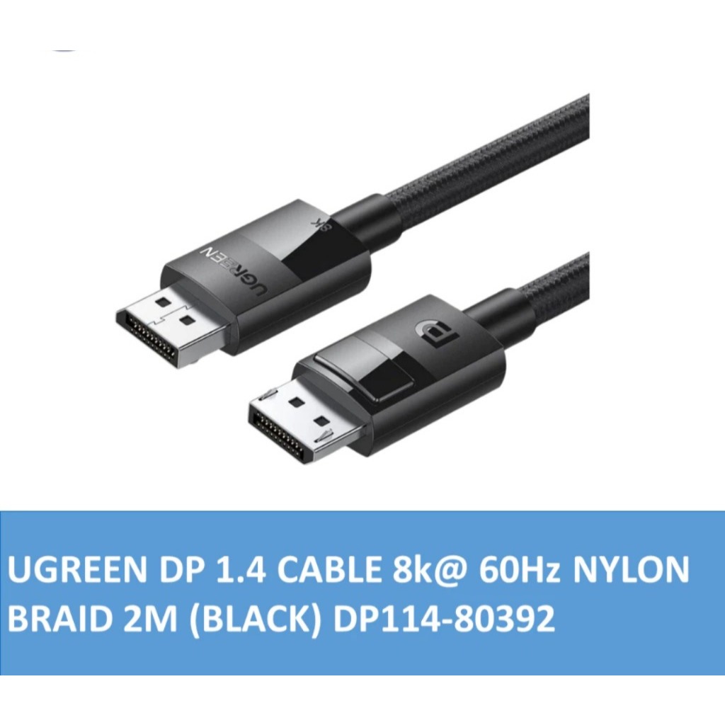 UGREEN (80392) DP 1.4 MALE to MALE DISPLAYPORT - SUPPORT 8K@60hz/4K ...