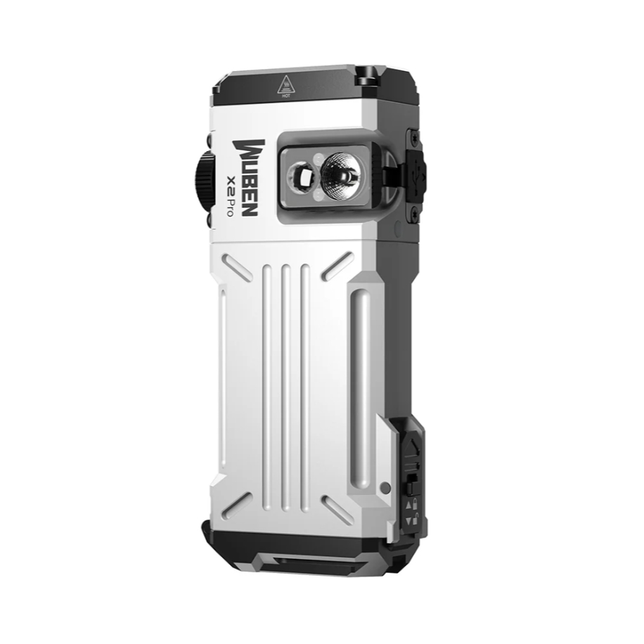 Wuben X2 Pro 1500 Lumens Flashlight (Optional RGB or UV side light ...