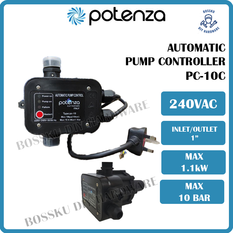 POTENZA Automatic Pump Control PC-10 C Water Pump Pressure Switch Unit Tsunami Mikawa BOSSKU ...