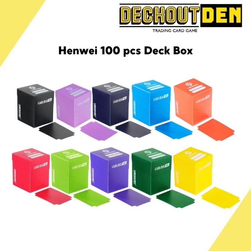 HENWEI 100 pcs Deck Box | Shopee Malaysia