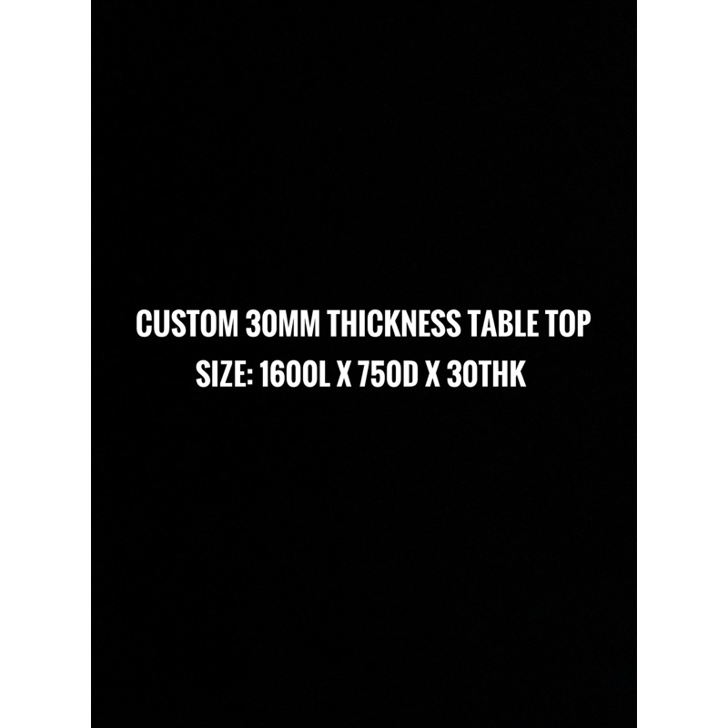 (WOODGRAIN COLOUR) 30MM THK IKEA TOP I RECTANGULAR TABLE TOP I MEJA ...