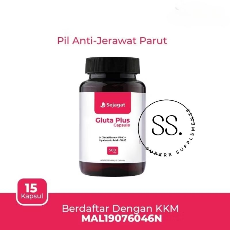 Glutathione Gluta Plus Capsules 500mg 15s | Shopee Malaysia