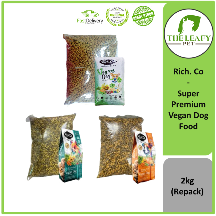 Rich. Co Super Premium Dog Food - Vegan Dog Recipes Based / Pumpkin ...