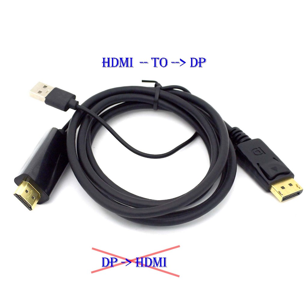 HDMI to DP Display port adapter converter cable DisplayPort monitor ...