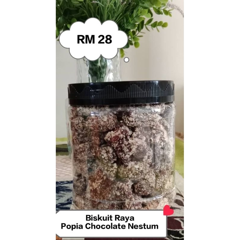 Biskut Raya Popia Chocolate Nestum | Shopee Malaysia