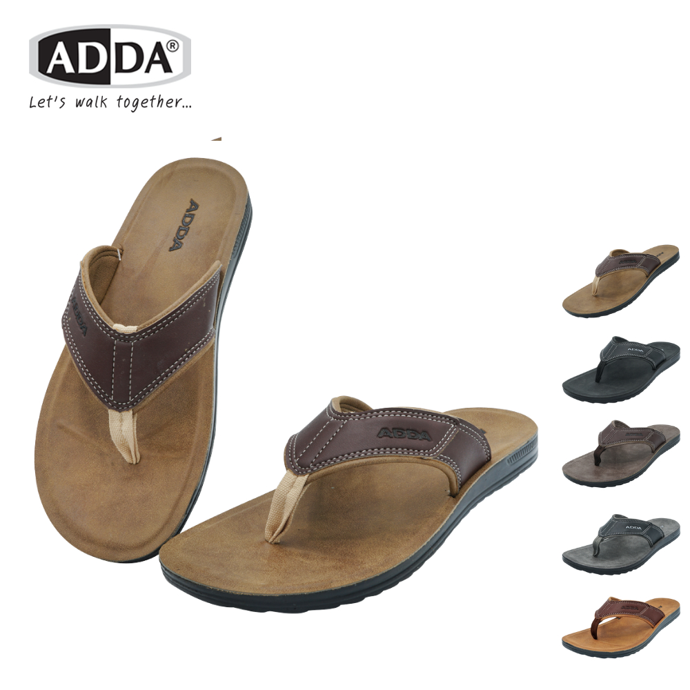 ADDA Men Slip On Sandal [GS-72F03-M1] | Shopee Malaysia