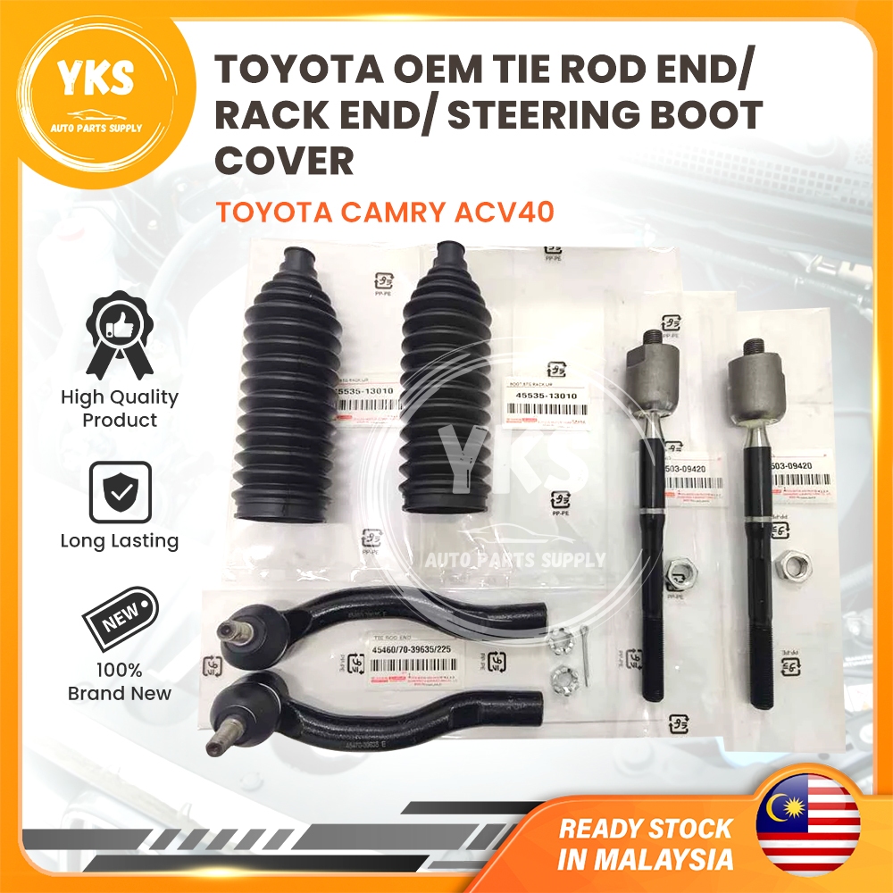 🔥NEW TOYOTA🔥TOYOTA CAMRY ACV40 (1 SET) TIE ROD END / RACK END ...