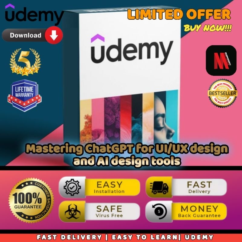 🔥UDEMY Mastering ChatGPT for UI/UX Design & AI Design Tools 🎨🤖 | Shopee Malaysia