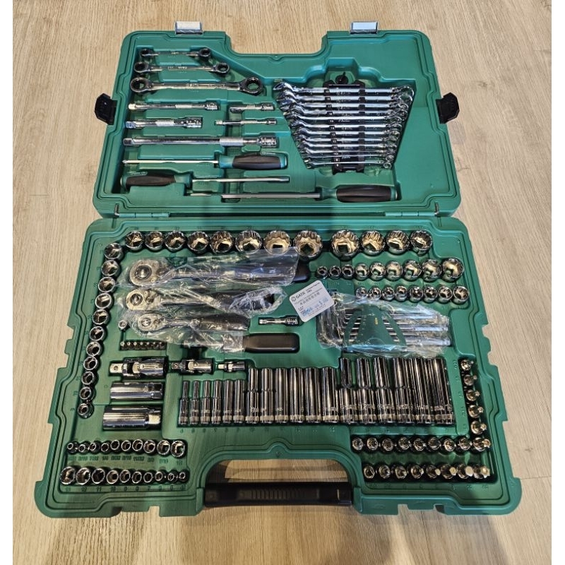 09510 Sata 150pcs 1/4", 3/8" & 1/2" Mechanics Tool Set (Box socket set ...