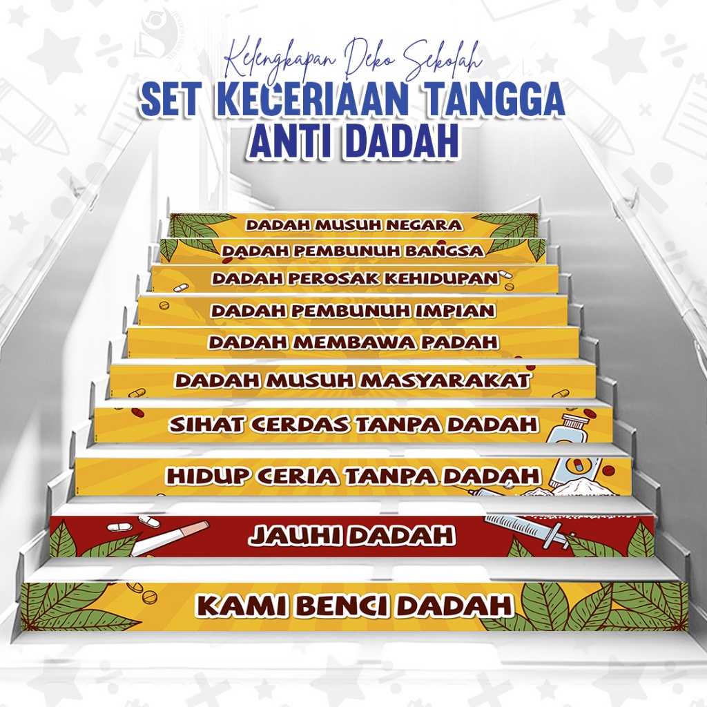 🌼1 DAY SHIP🌼 Set Banner Hiasan Tangga PPDa - Kaunseling Sekolah Ceria - BBM / PAK-21 | Shopee ...