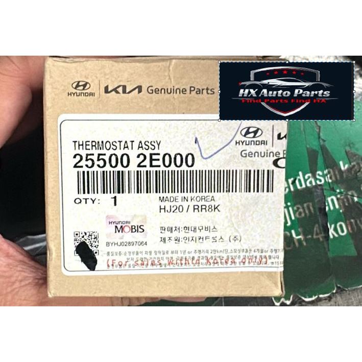 GENUINE HYUNDAI TERMOSTAT ASSY [25500-2E000]~HYUNDAI ELANTRA /TUCSON ...