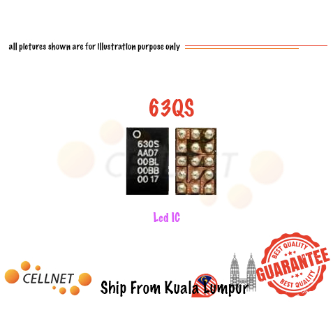 [Cellnet] 63QS 63qs LCD IC Ori New | Shopee Malaysia