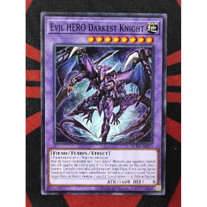 YUGIOH KONAMI SUDA-AE033 Evil HERO Darkest Knight (Common) | Shopee Malaysia
