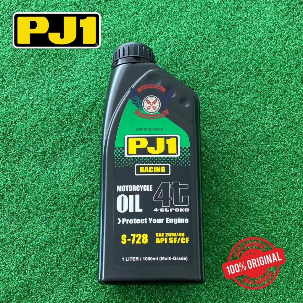 100% ORIGINAL PJ1 ENGINE OIL RACING OIL S-728 SAE SYNTHETIC 20W40 API SF/CF (1 LITER) | Shopee ...