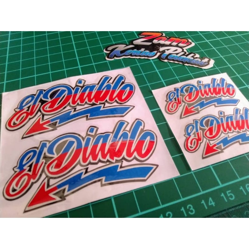 STICKERS EL DIABLO FABIO QUARTARARO STICKER CUTTING PANTUL CAHAYA ...