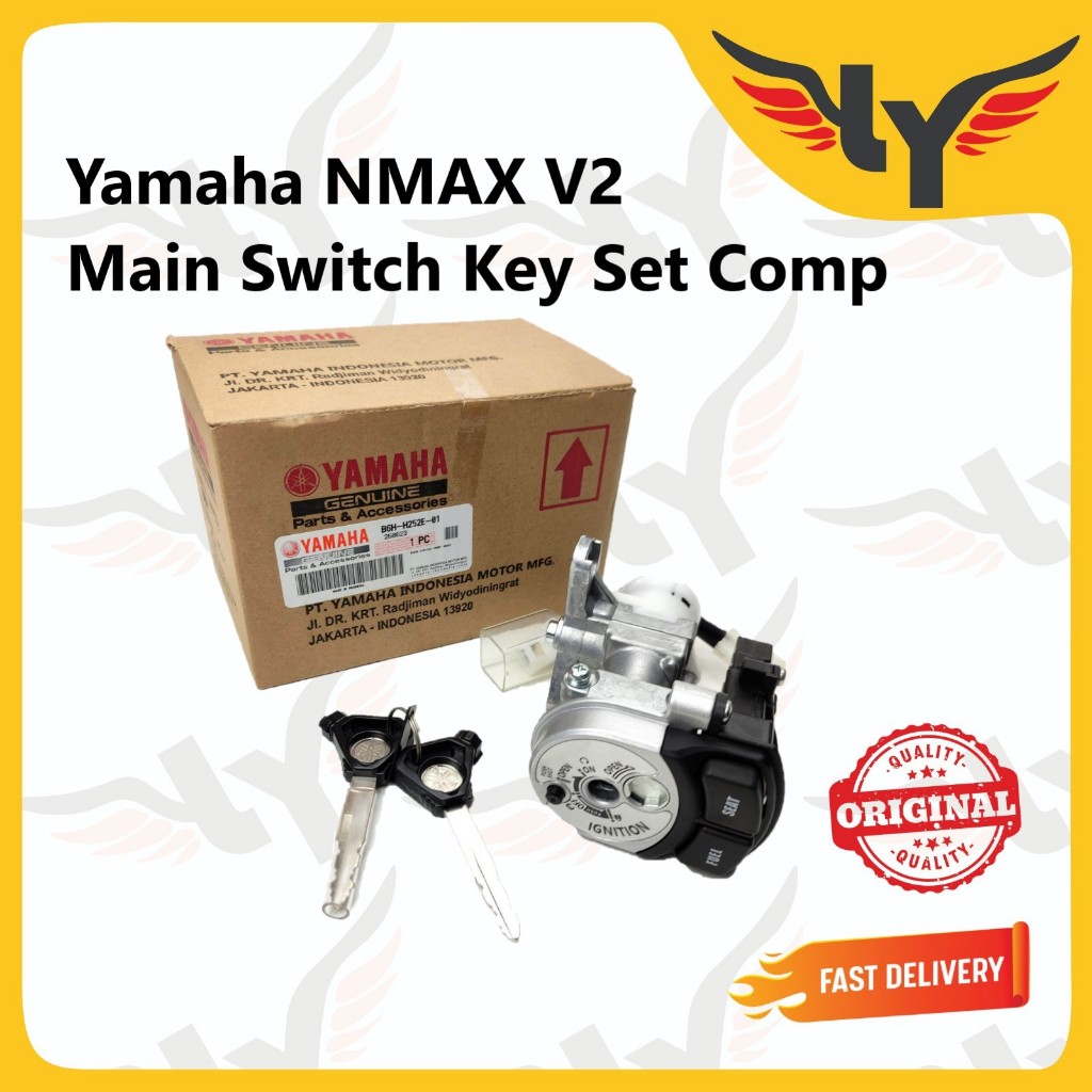 Yamaha NMAX V2 Main Switch Key Set Comp - B6H-H252E-01 (100% Original ...