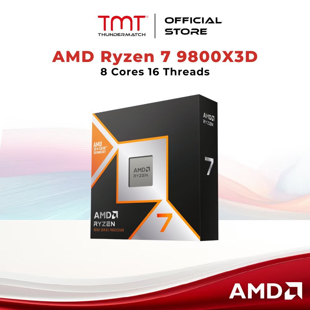 AMD Ryzen 7 9800X3D AM5 Processor [Bundle X870 Motherboard] | Shopee ...