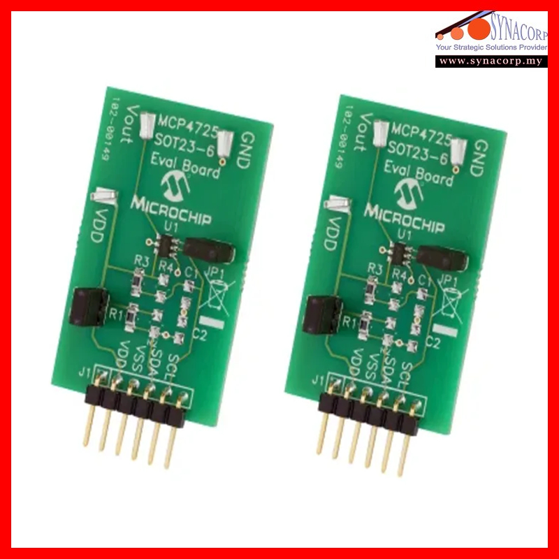 Microchip MCP4725EV 12-bit DAC Evaluation Board | Shopee Malaysia