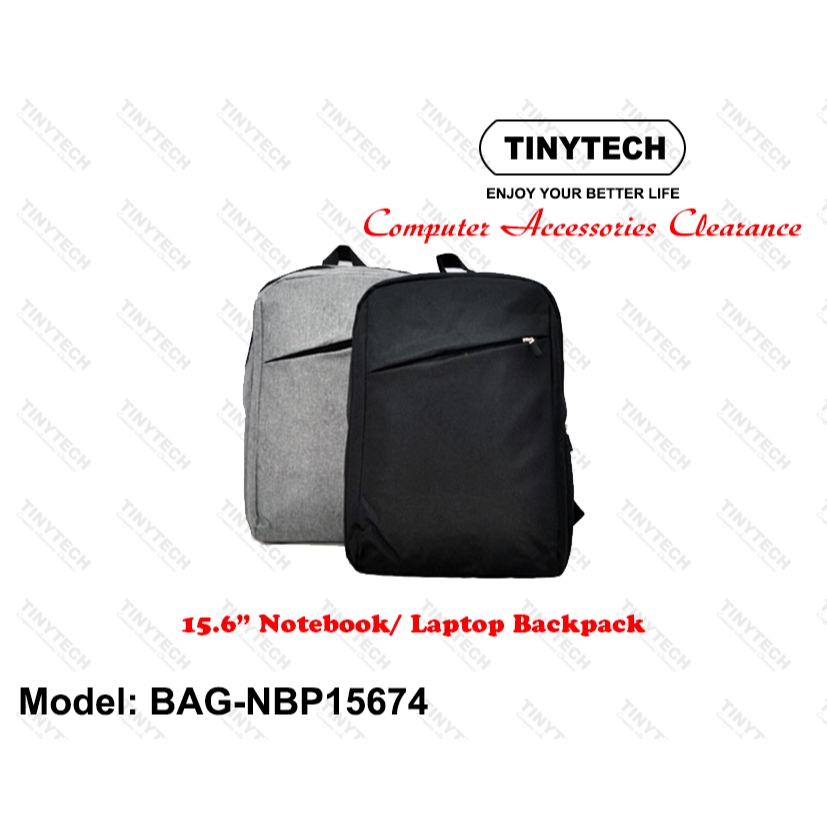 TINYTECH BAG-NBP15674 15.6" NOTEBOOK/ LAPTOP BACKPACK | Shopee Malaysia
