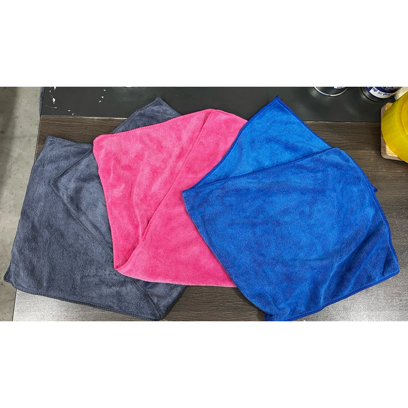 Microfiber Cloth(Tebal)paling sesuai untuk lap kereta dan barang/Kain ...