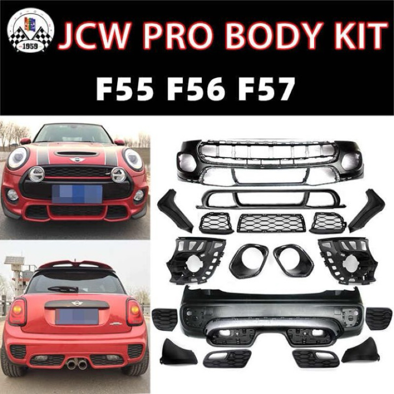 Mini Cooper F55 F56 JCW Prefacelift facelift bodykit body kit front ...