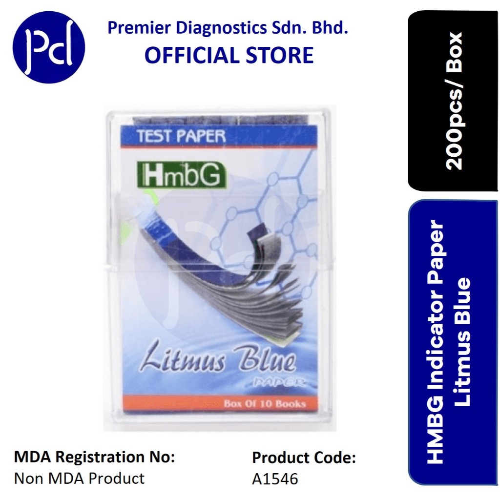 HMBG Indicator Paper Litmus Blue 200pcs/unit | Shopee Malaysia