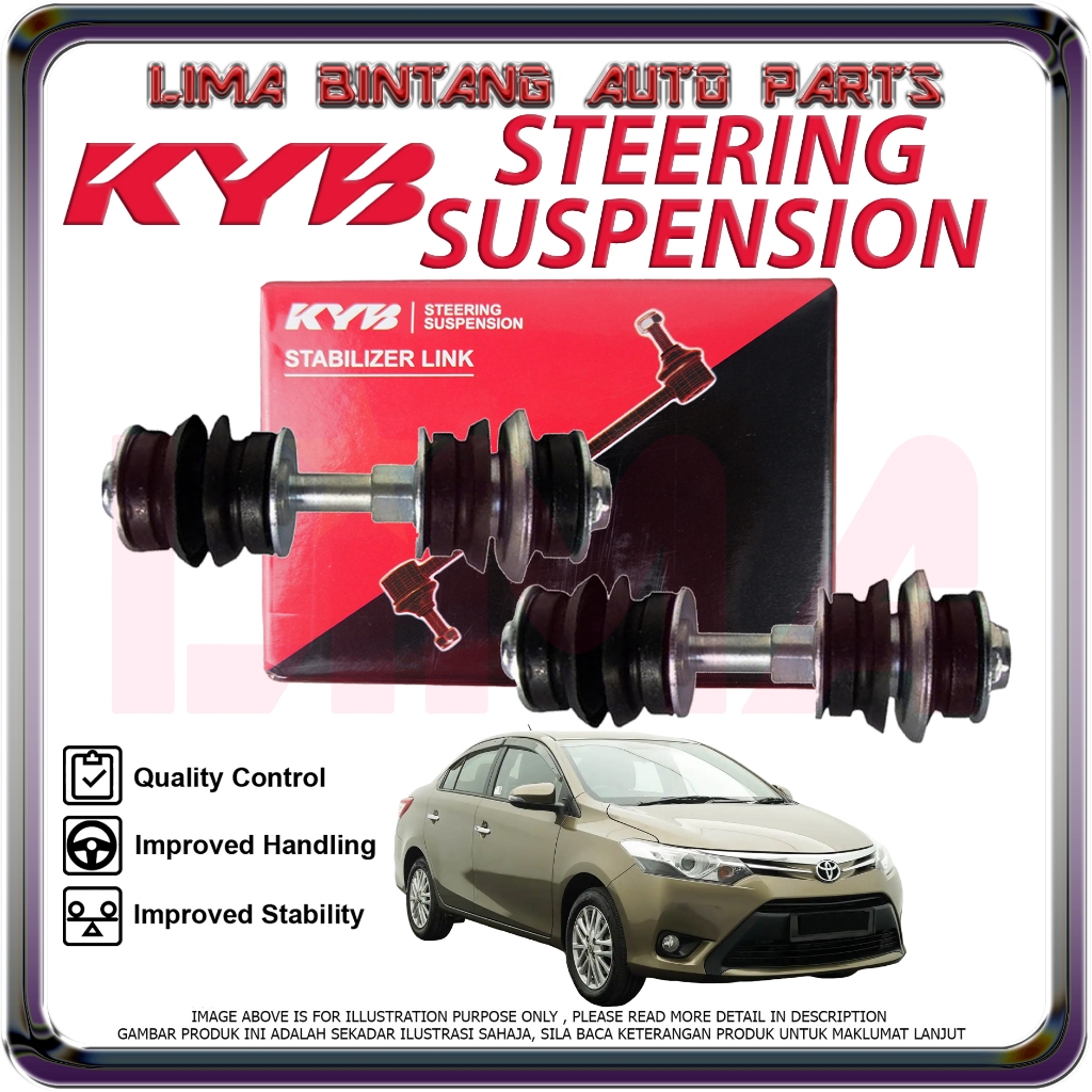 Toyota Vios NCP150 Front Stabilizer Link , Absorber Link Heavy Duty ...