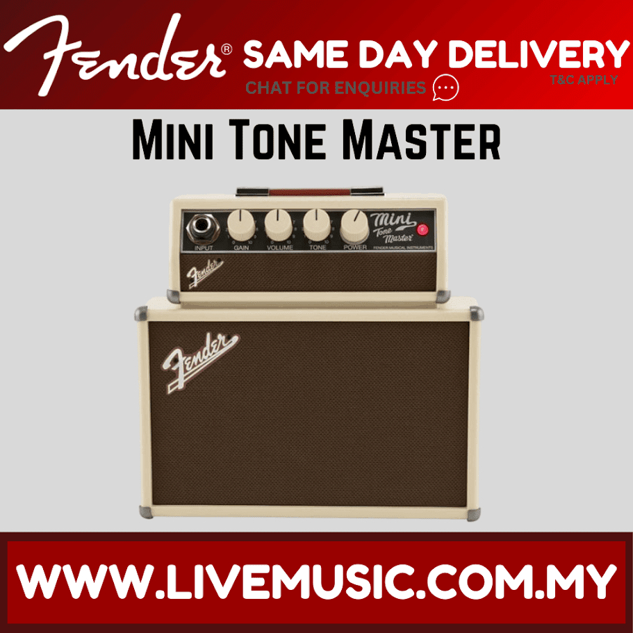 Fender Mini Tone Master 1watt 2x2inch Mini Amp Combo Electric Guitar ...