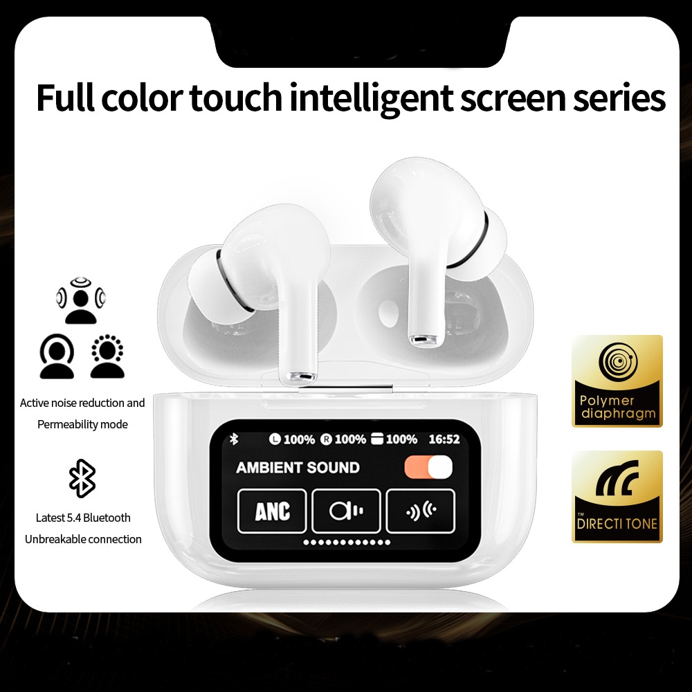 🔥A9 PRO 🔥 Earbud Earphones Wireless Bluetooth TWS 5.4 Headset ANC / ENC ...