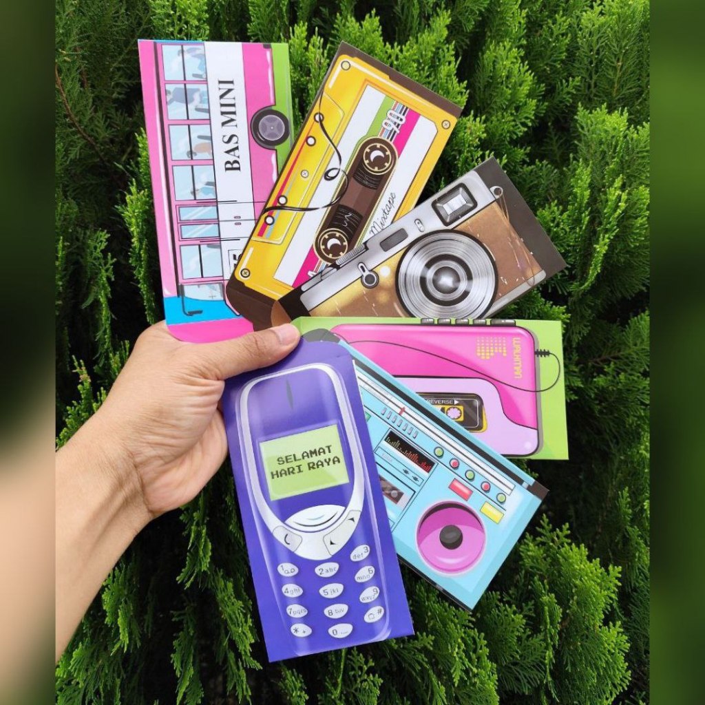 [ KENANGAN 80an ] Sampul Raya Cantik 2025 ANGPAO MONEY PACK SAMPUL DUIT ...