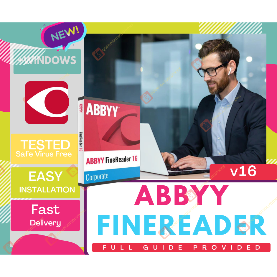 ABBYY FineReader Corporate 16 | Win/McOSM1/M2/M3/M4Intel | 𝐀𝐜𝐭𝐢𝐯𝐚𝐭𝐞𝐝 ...