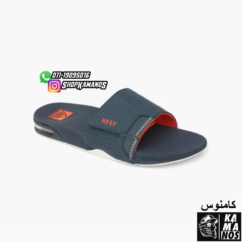 REEF FANNING SLIDE / NAVY / ORANGE / WHITE ORIGINAL RF282 | Shopee Malaysia