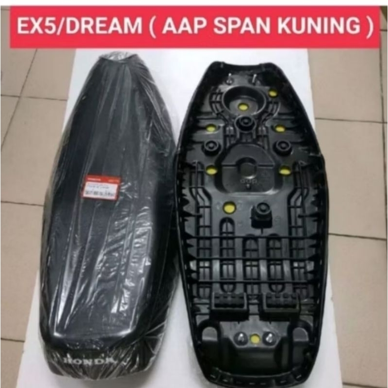 🔥 SEAT HONDA EX5 DREAM AAP SPAN KUNING ASSY BOON SIEW TEMPAT DUDUK ...