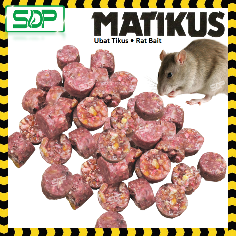 MATIKUS - Ubat Tikus / Racun Tikus Berkesan!! Effective!! Rat Poison ...