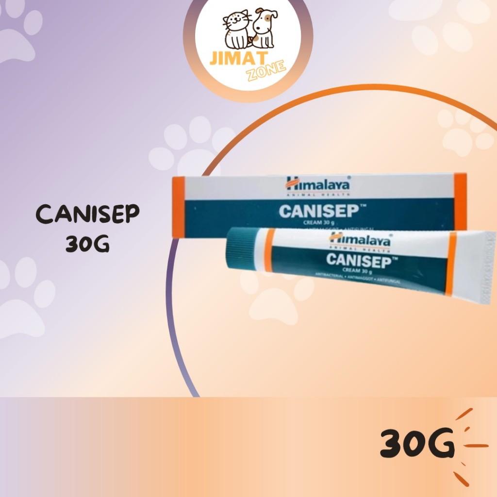 Himalaya Canisep Cream 30g Cat/Dog/Pets(cuts,dry/moist eczema, ringworm ...