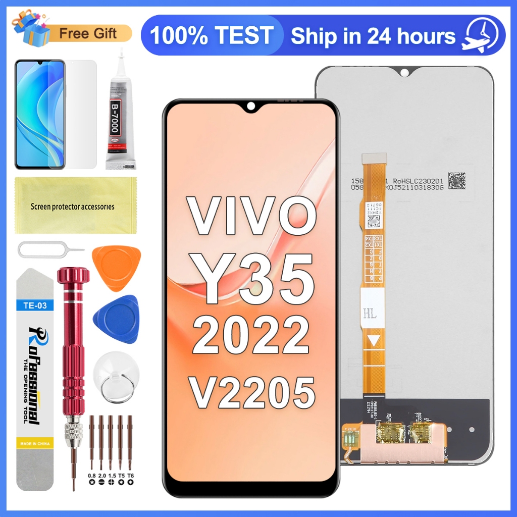[Original] LCD VIVO Y35 2022 V2205 Display Screen Touch Screen ...