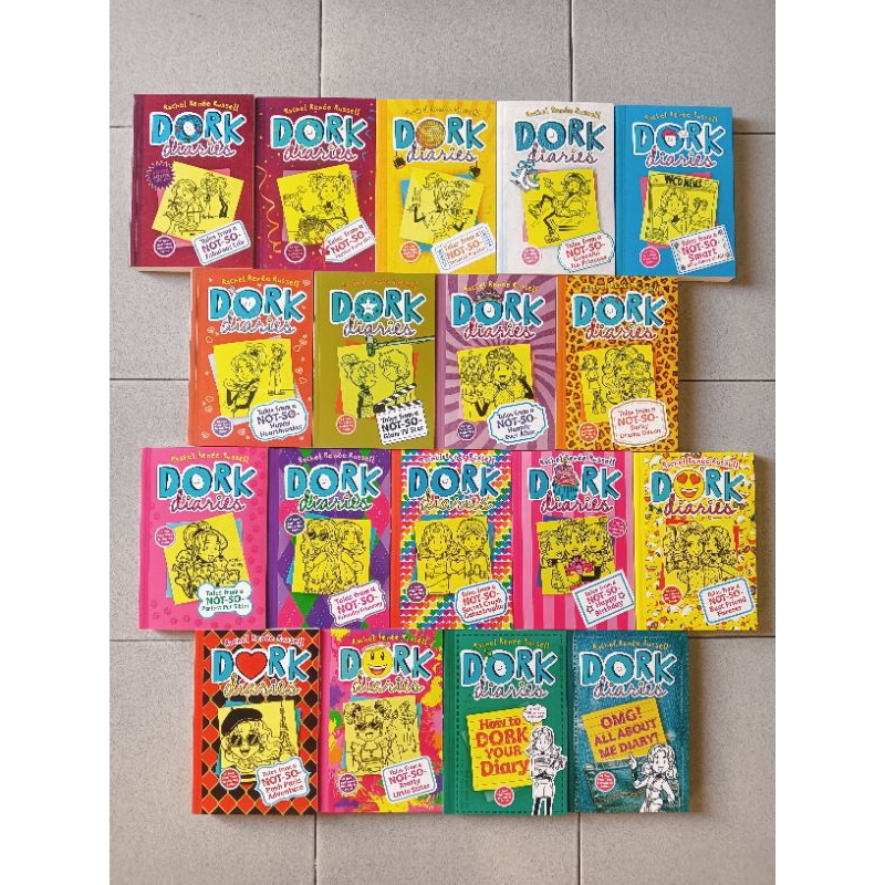 (18books) Dork Diaries Complete books Collection | Shopee Malaysia