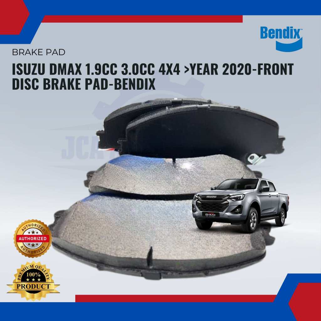 Isuzu Dmax 1.9cc 3.0cc 4x4 >Year 2020-Front Disc Brake Pad-Bendix-DB2533 GCT | Shopee Malaysia