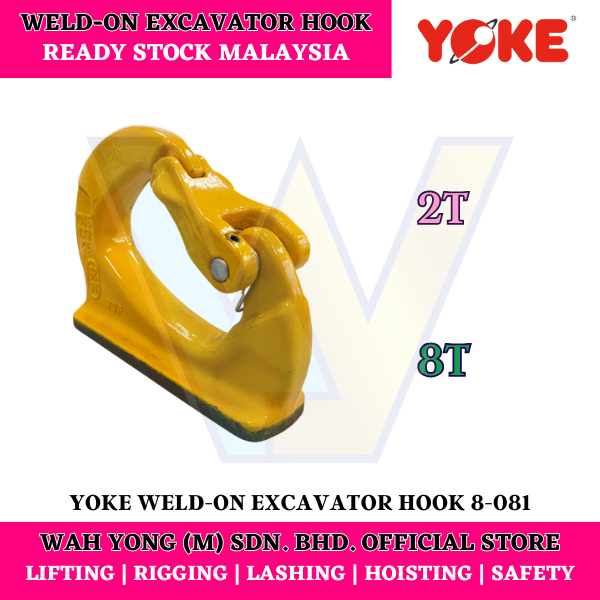 YOKE 8-081 WELD-ON EXCAVATOR HOOK (2T / 8T) | Shopee Malaysia