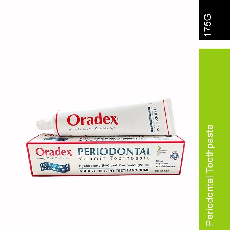 Oradex Periodontal Vitamin Toothpaste Pro Vitamin A,B5 & Fluoride 175g ...