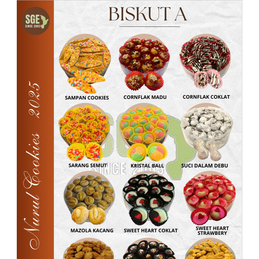 V2 BISKUT RAYA NEW 2025 HOMEMADE COOKIES SEDAP | Shopee Malaysia