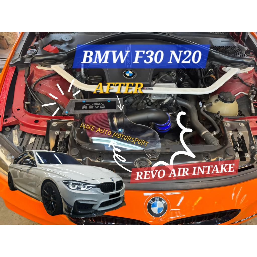 Revo BMW F30 N20 New Cold Air Intake Systems Open Pod Kit Filter ...