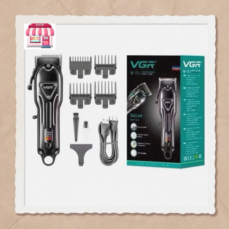 Original VGR V-051 Zero Adjustable Professional Rechargeable Hair Trimmer Hair Cutter Hair ...