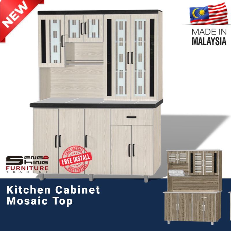 (Full Installation)Kitchen Cabinet/Dry Cabinet/Large Capacity Cabinet ...
