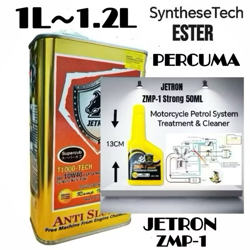 JETRON 10W40 SYNTHESE *ESTER* / JETRON 15W50 SYNTHESETECH SL MA2 4T ...