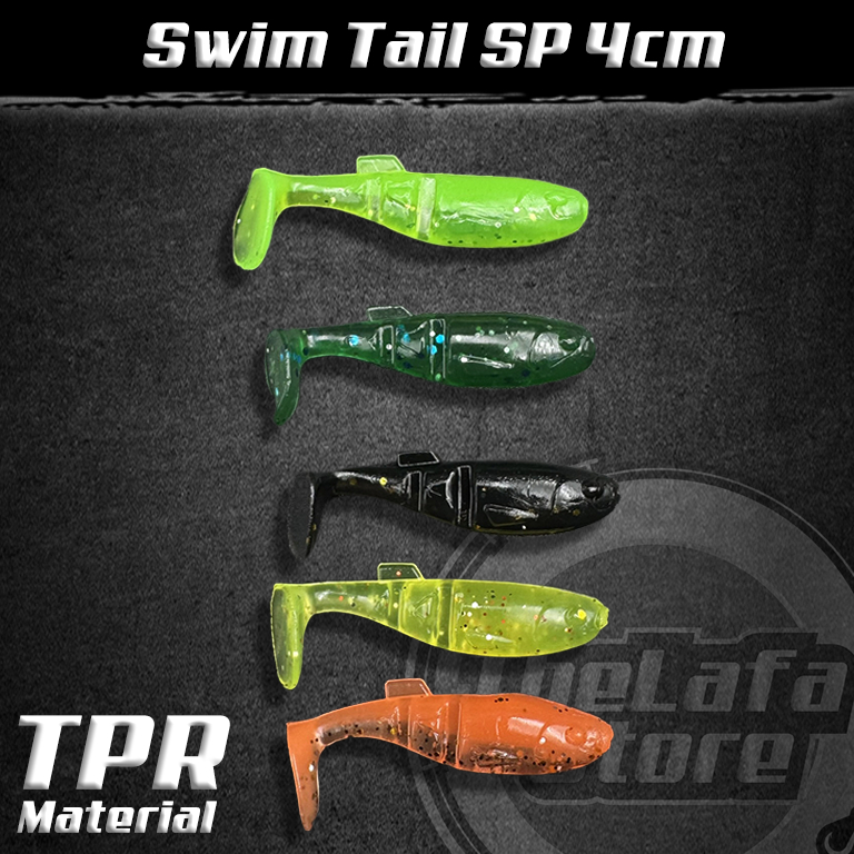 Swim Tail SP 4cm Lure Fish Clone Zman Soft Bait Soft Plastic Gewang ...