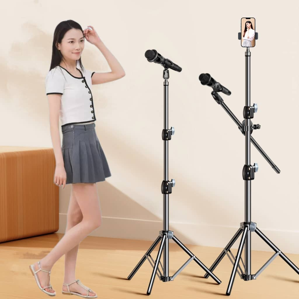 Microphone Stand Professional Mic Floor Stand Microphone Holder Tripod ...