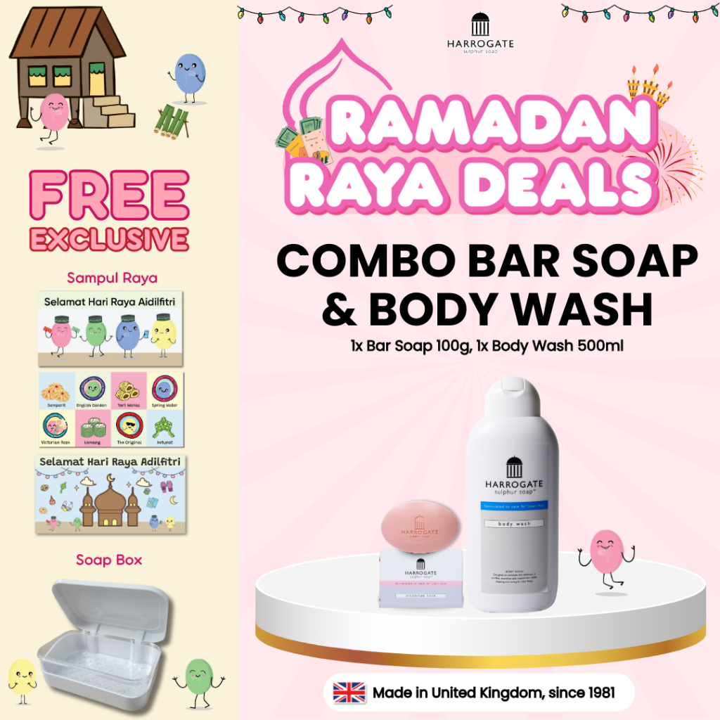 COMBO BAR SOAP & BODY WASH (1x Bar Soap 100gm, 1x Body Wash 500ml ...