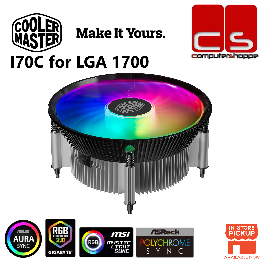 Cooler Master I70C for LGA 1700 ARGB CPU Air Cooler | Shopee Malaysia